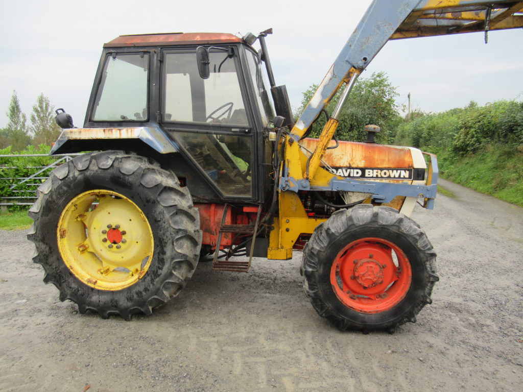 David Brown 1490 4wd c/w standard gearbox, pick up hitch, hook type ...