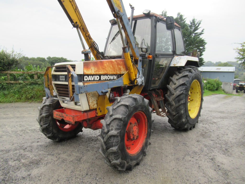 David Brown 1490 4wd c/w standard gearbox, pick up hitch, hook type ...