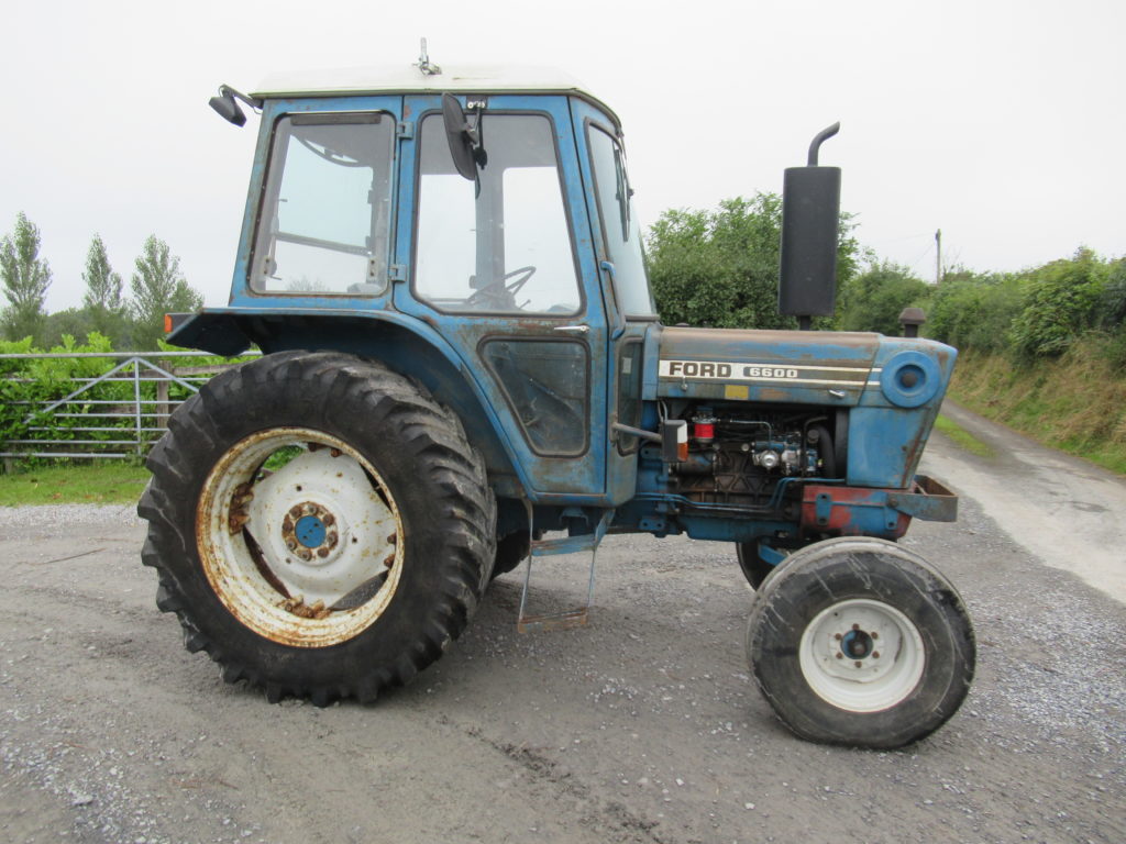 Ford 6600 2WD Q Cab c/w power steering, front weight frame, wide front ...