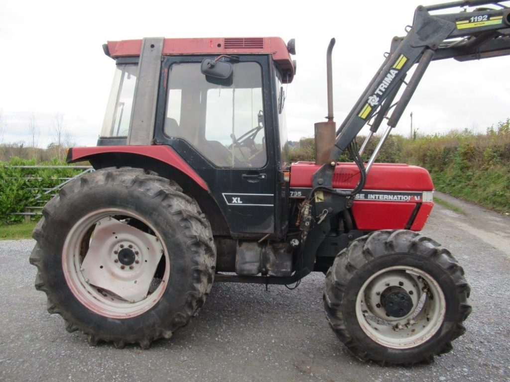 Case 795 XL 4WDc/w Trima 1192 front end loader with joy stick control ...