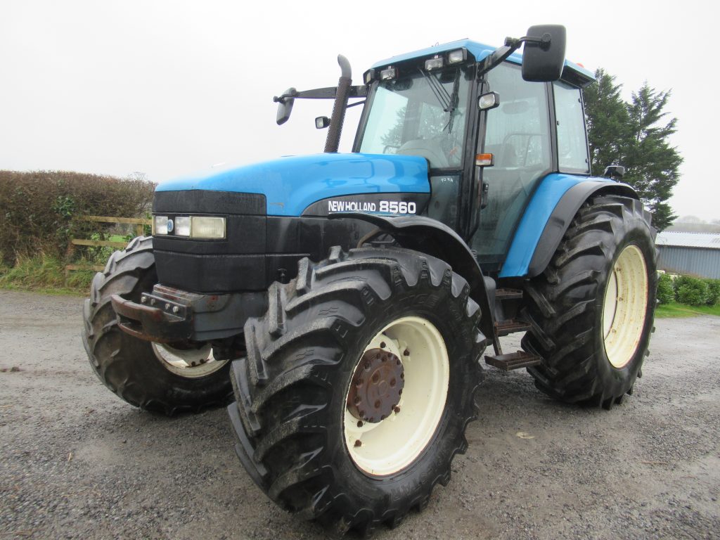 New Holland 8560 4wd c/w Range Command gearbox, front weight frame ...