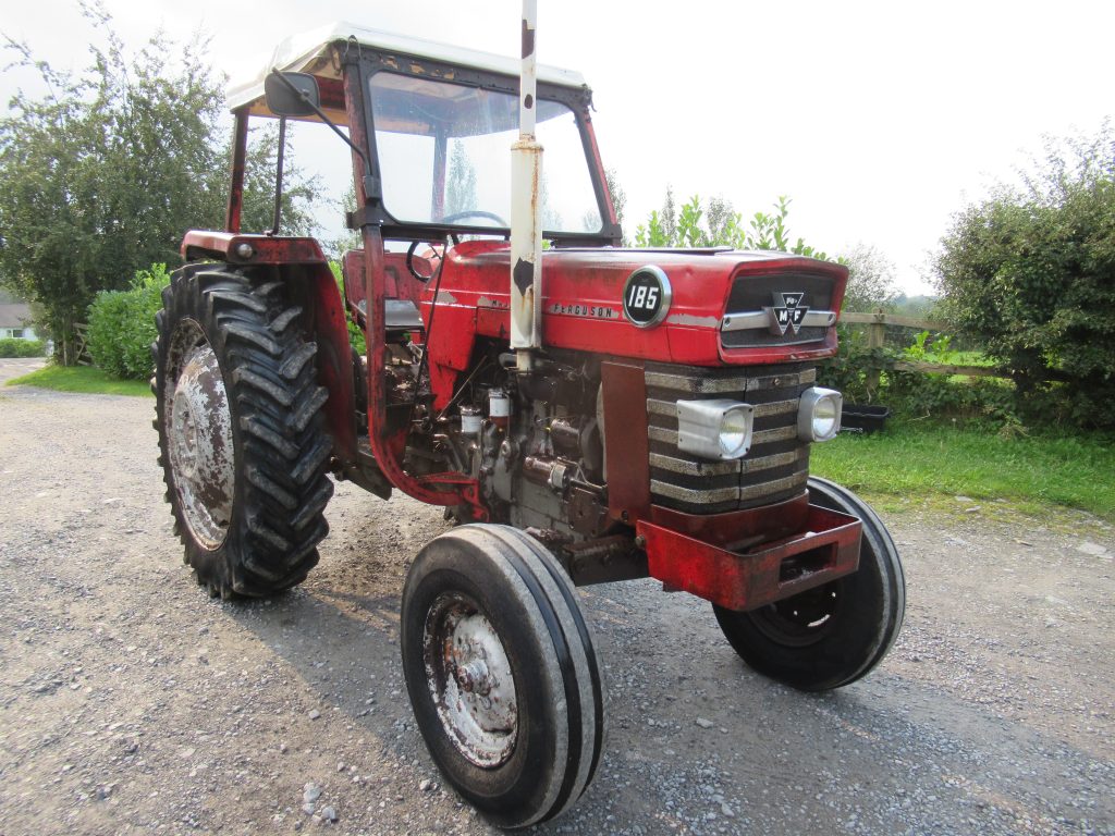 Massey Ferguson 185 c/w front weight frame, power steering, 8 speed ...