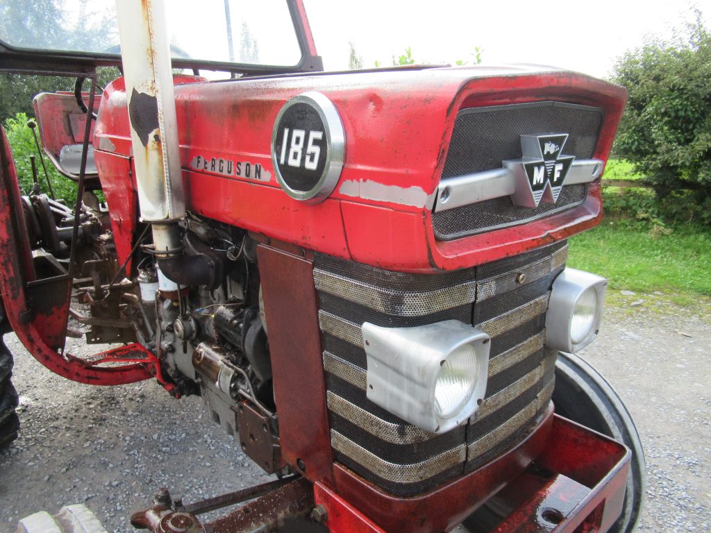 Massey Ferguson 185 c/w front weight frame, power steering, 8 speed ...