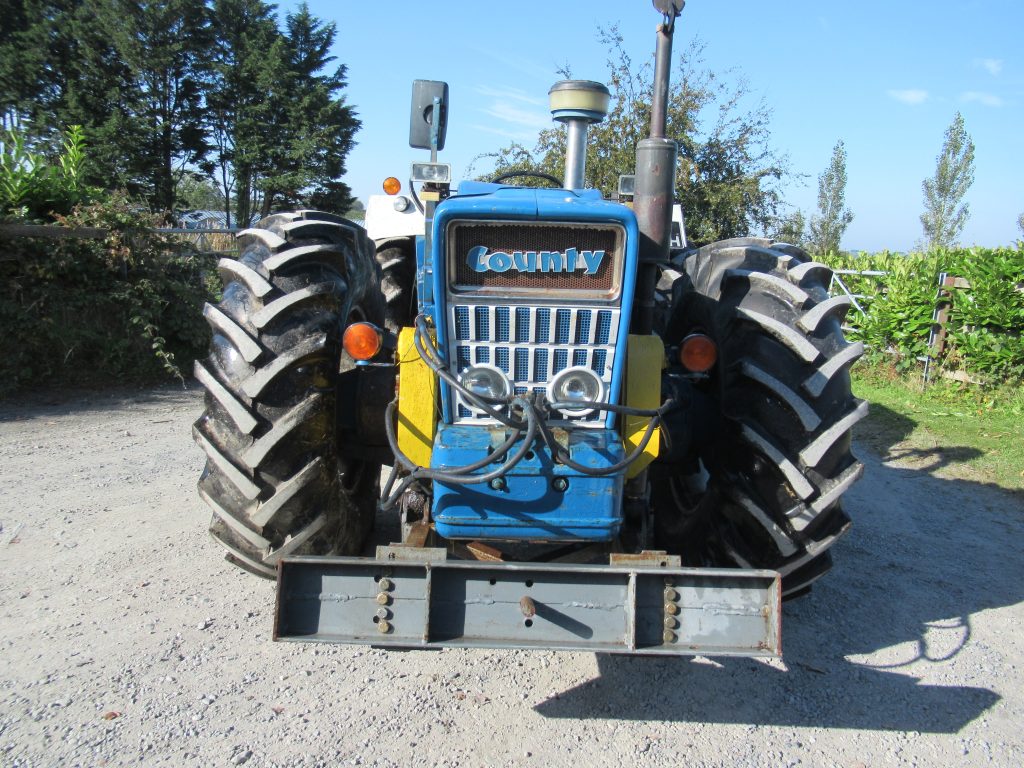 County 1124 Super Six c/w log book and the County serial number plate ...